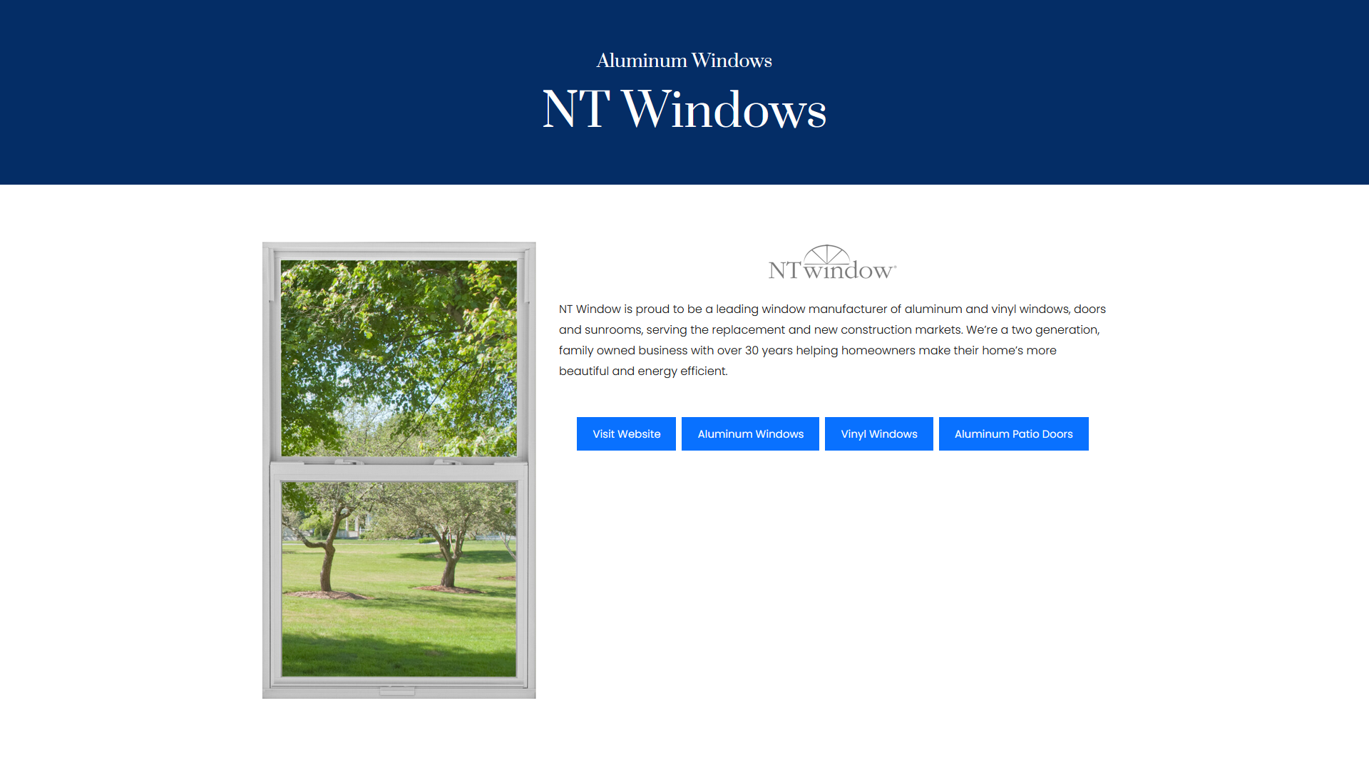 NT Window | Eden Windows & Doors | Tulsa